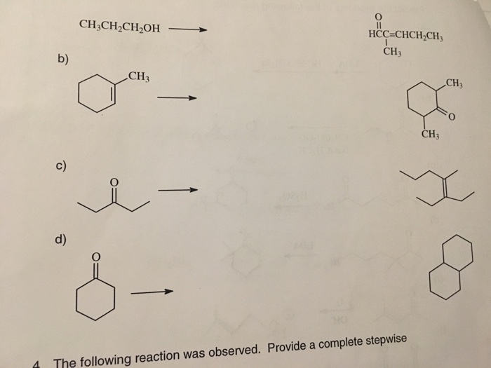 Solved HCC-CHCH2CH3 CH3 b) CH3 CH3 CH c) d) 4 The following | Chegg.com