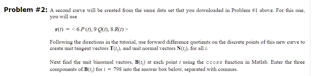 Solved Everything is given Do problem 2 Please provide | Chegg.com