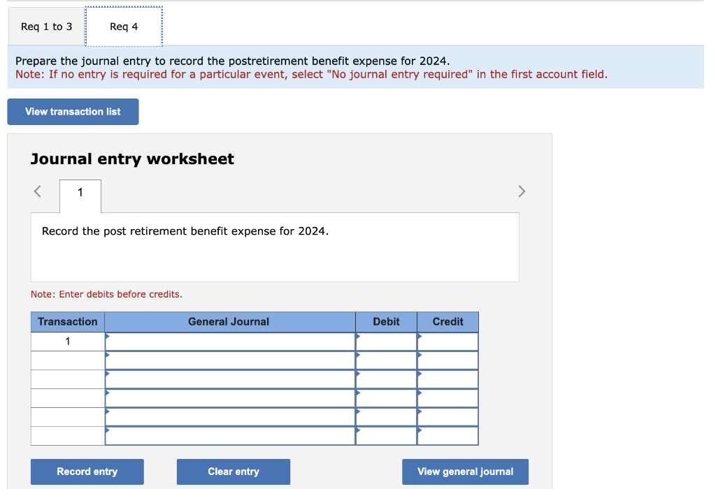 Solved Required: 1. What is the APBO at the beginning of | Chegg.com