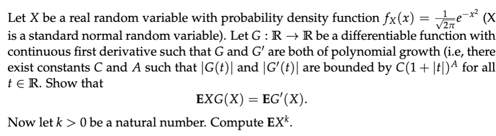 Let X be a real random variable with probability | Chegg.com