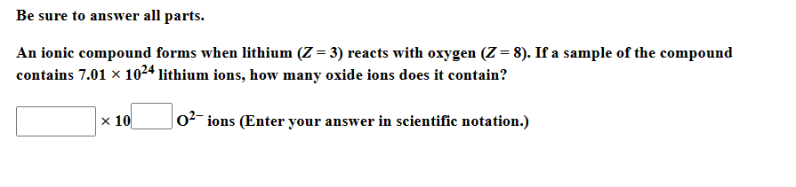 Solved Q1:Be sure to answer all parts.Give the number of | Chegg.com