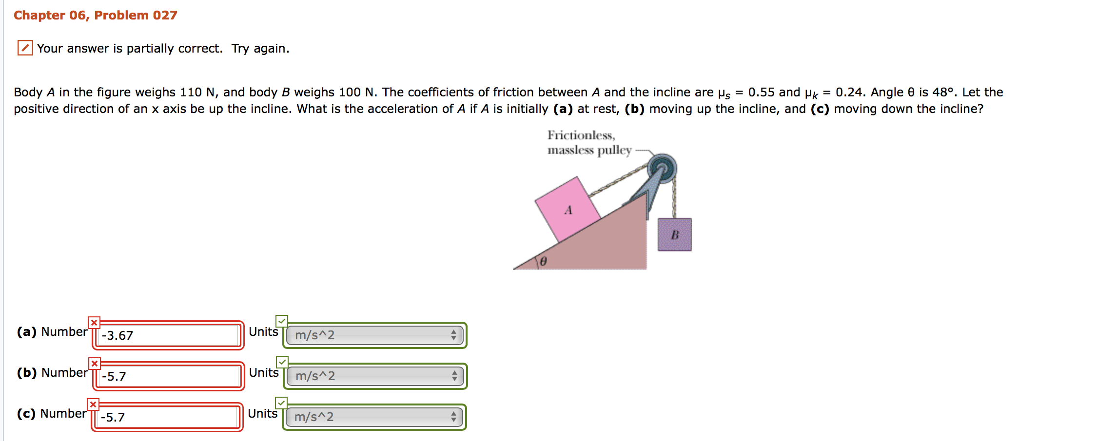 Solved Chapter 06, Problem 027 Your answer is partially | Chegg.com