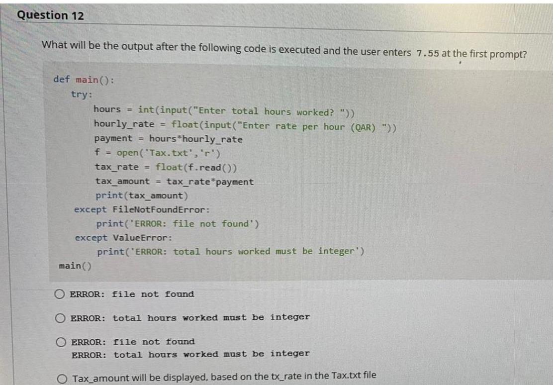 Solved What will be the output after the following code is | Chegg.com
