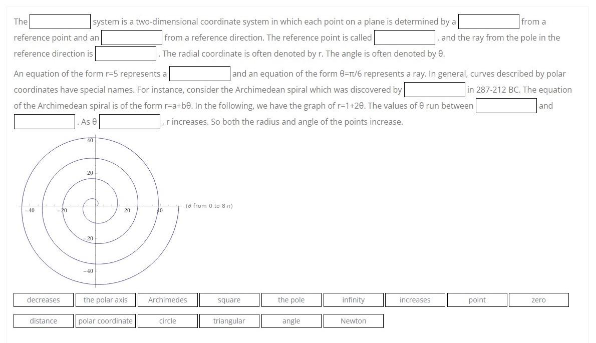 Solved The system is a two-dimensional coordinate system in | Chegg.com