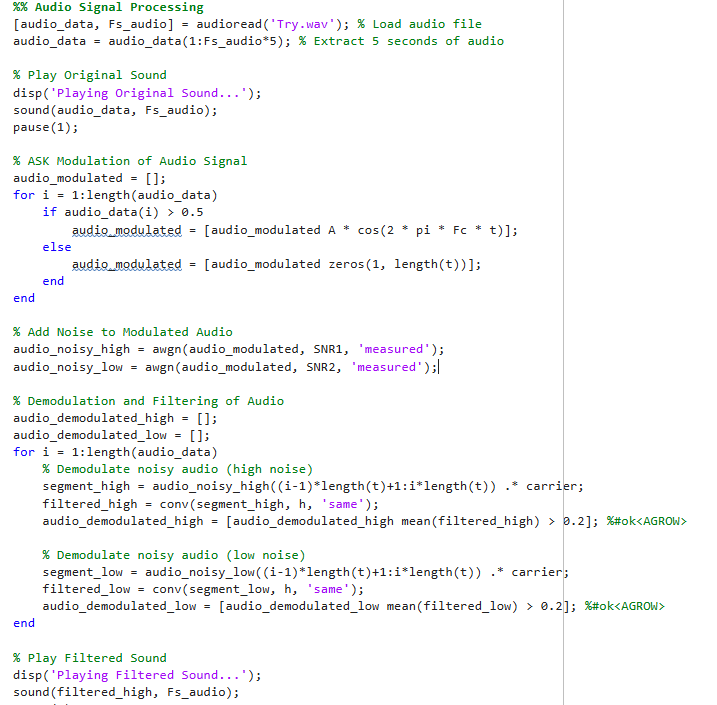 Audio Signal Processing[audio_data, Fs_audio] = | Chegg.com