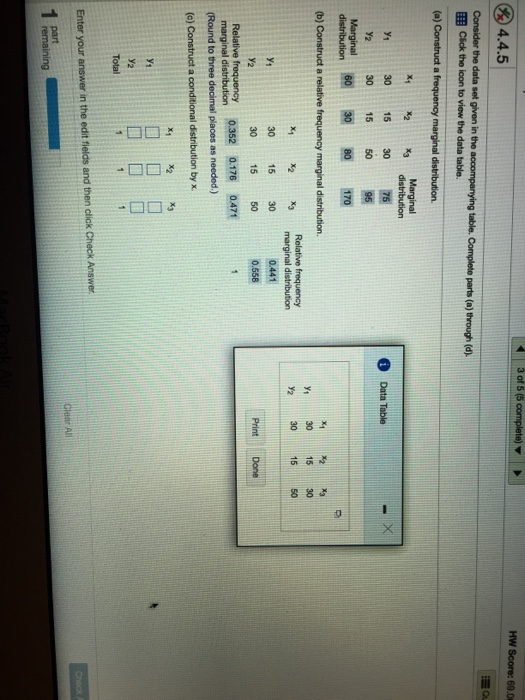 Solved Consider the data set given in the accompanying | Chegg.com Solved Consider the data set given in the accompanying | Chegg.com