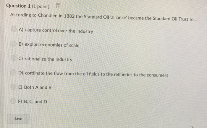 Solved Question 1 (1 point) According to Chandler, in 1882 | Chegg.com