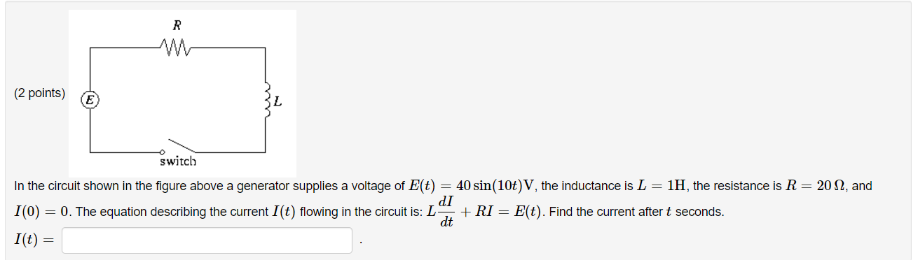 Solved In the circuit shown in the figure above a generator | Chegg.com