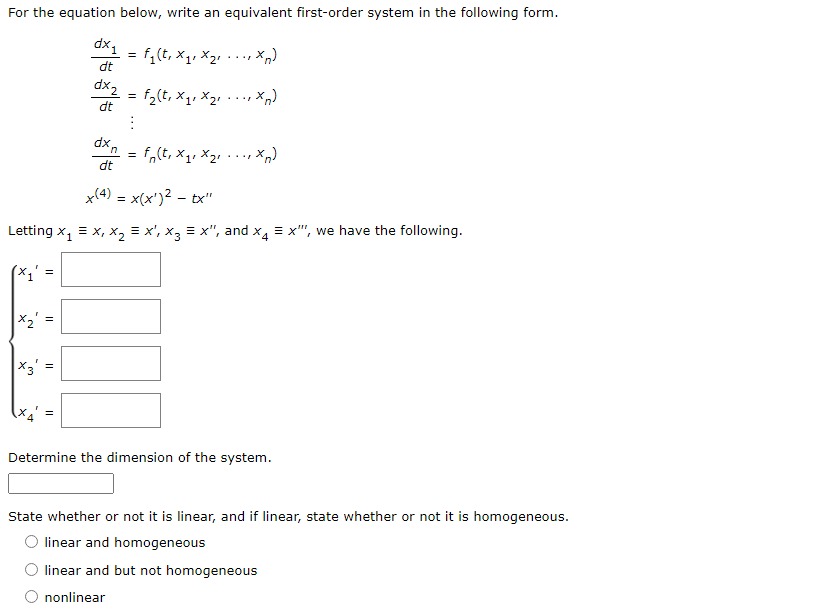 Solved This is an Ordinary Differential Equation question | Chegg.com