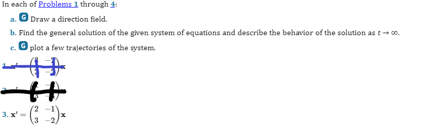 Solved In each of Problems 1 through 4 : a. Draw a direction | Chegg.com