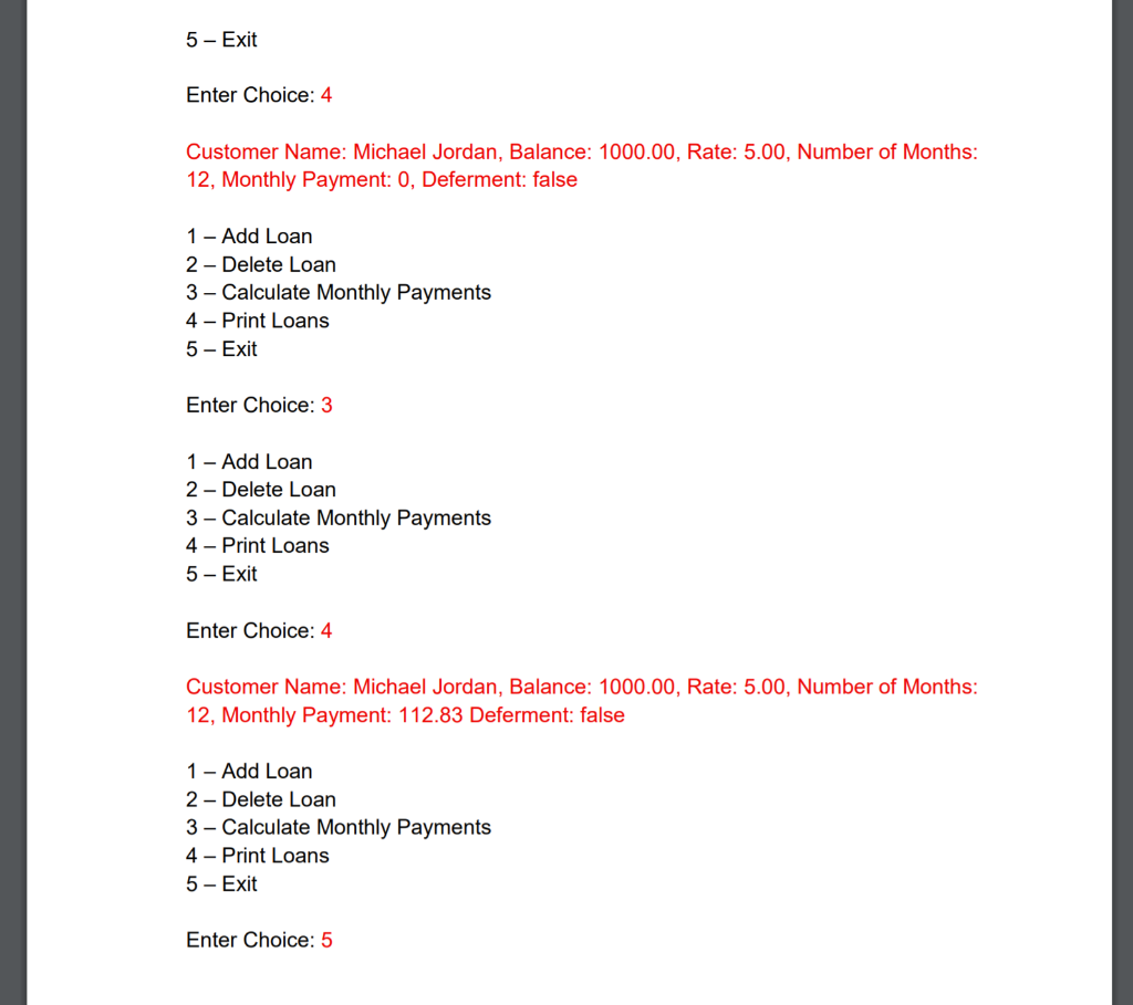 Solved JAVA JAVA JAVA PLEASE PLEASE MAKE SURE IT MATCHES THE | Chegg.com