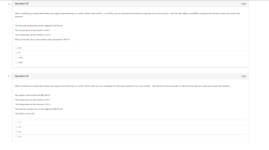 Solved L Question 23 5 pts After conducting an experiment | Chegg.com