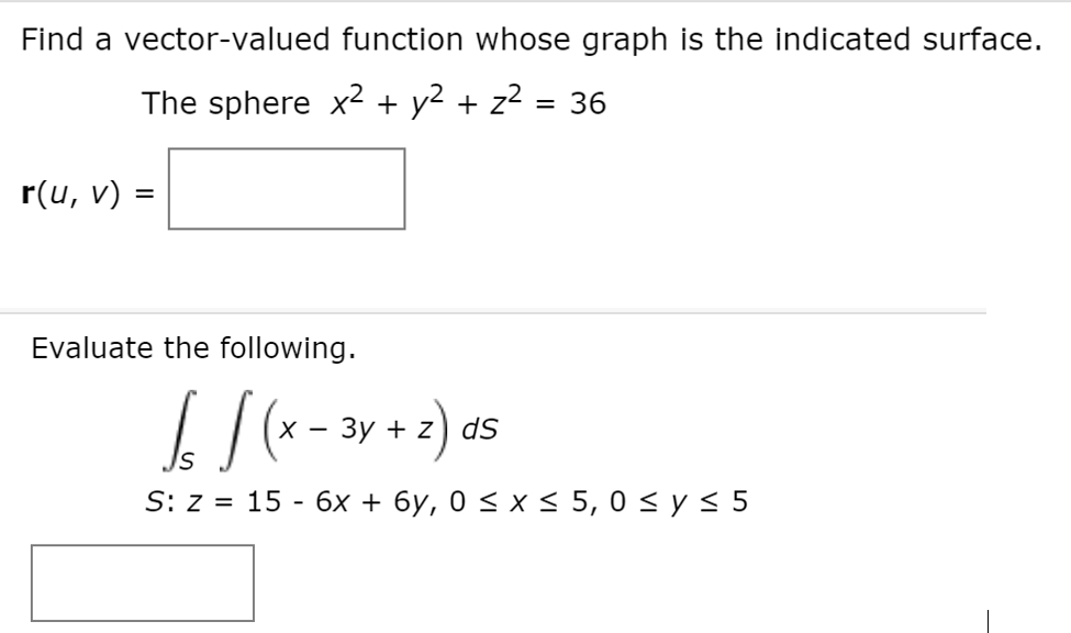 Solved Find a vector-valued function whose graph is the | Chegg.com