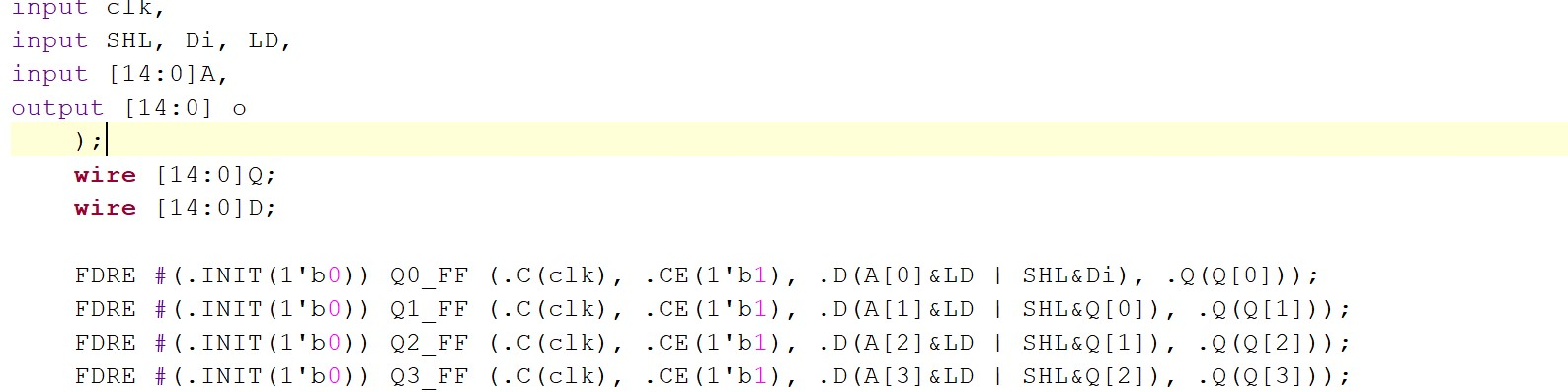 Solved I want to make shift left register can anyone help | Chegg.com