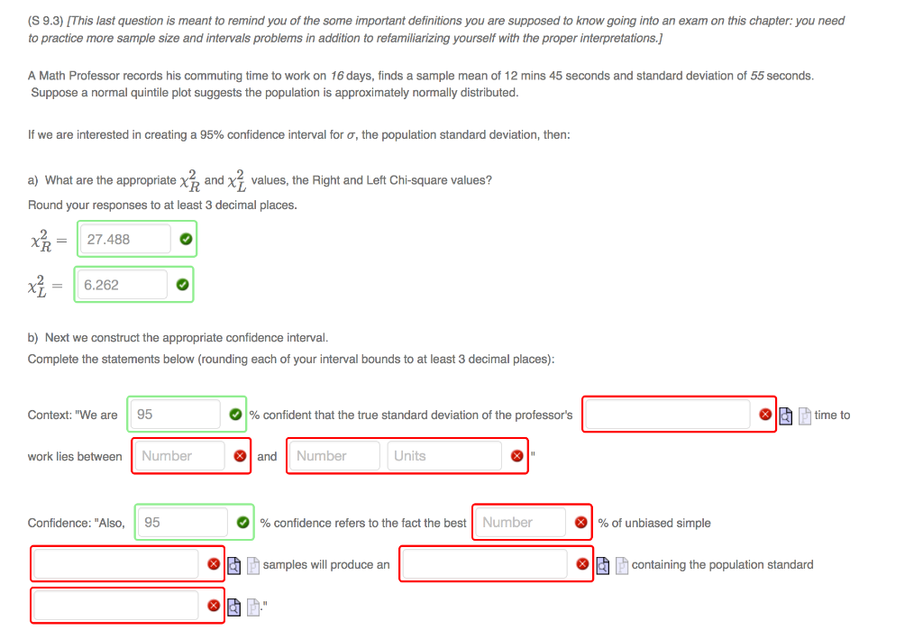 (S 9.3) (This last question is meant to remind you of | Chegg.com