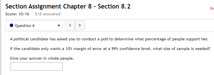 Solved Section Assignment Chapter 8 - Section 8.2 Score: | Chegg.com