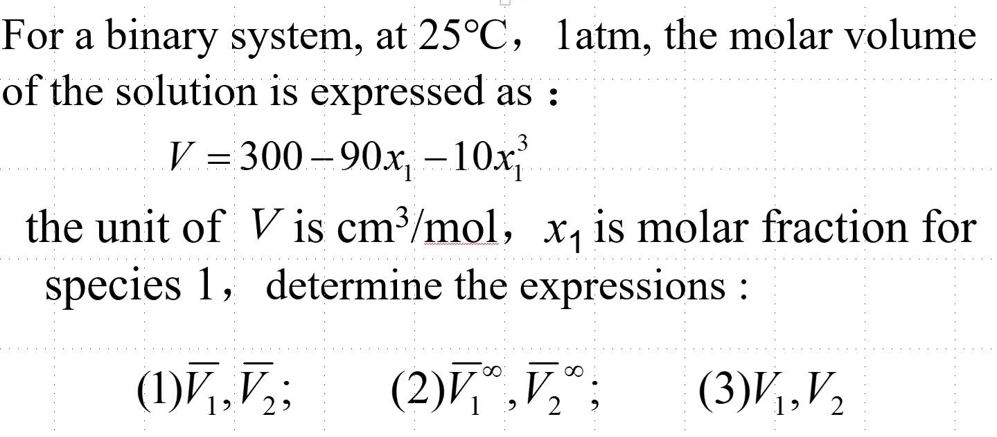 Solved At 25°C and 0.1MPa, for the binary system of methanol | Chegg.com