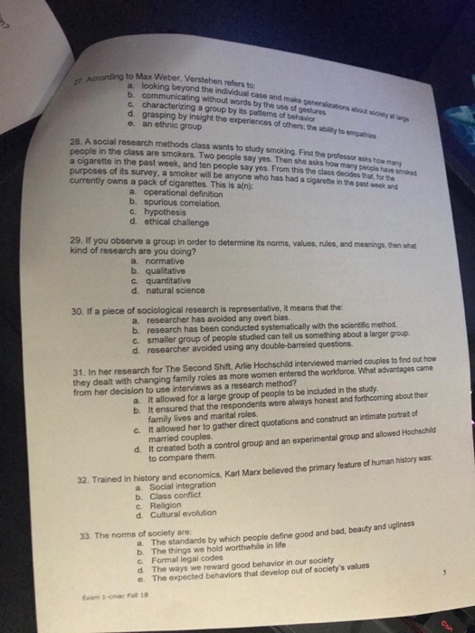 Solved ssiety as a system of interrelated parts, while John | Chegg.com