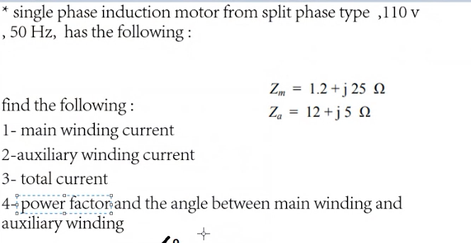 Solved single phase induction motor from split phase type | Chegg.com