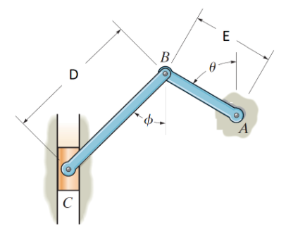Solved The mechanism shown below moves in the vertical | Chegg.com