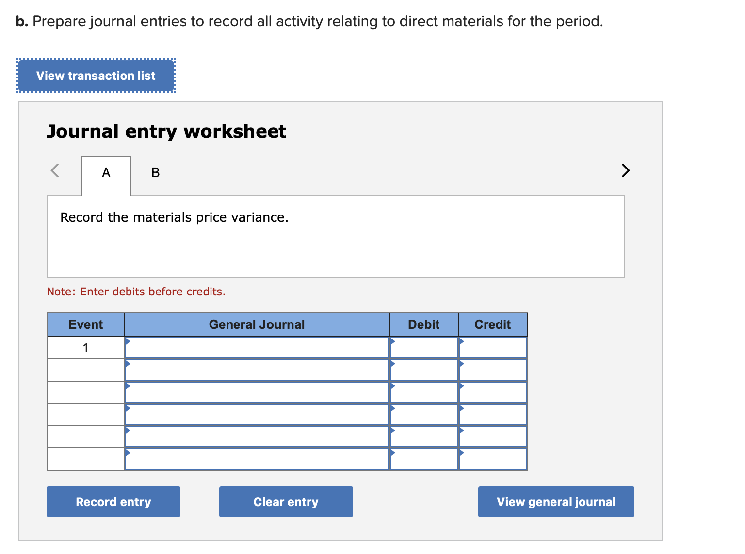 Solved b. Prepare journal entries to record all activity | Chegg.com