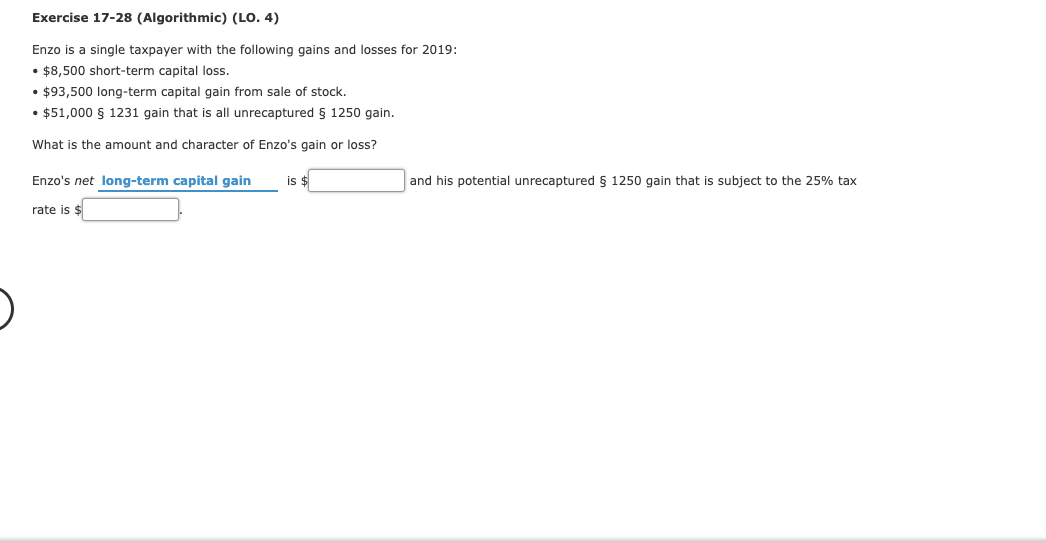 Solved It gives the slide down the option of short-term | Chegg.com