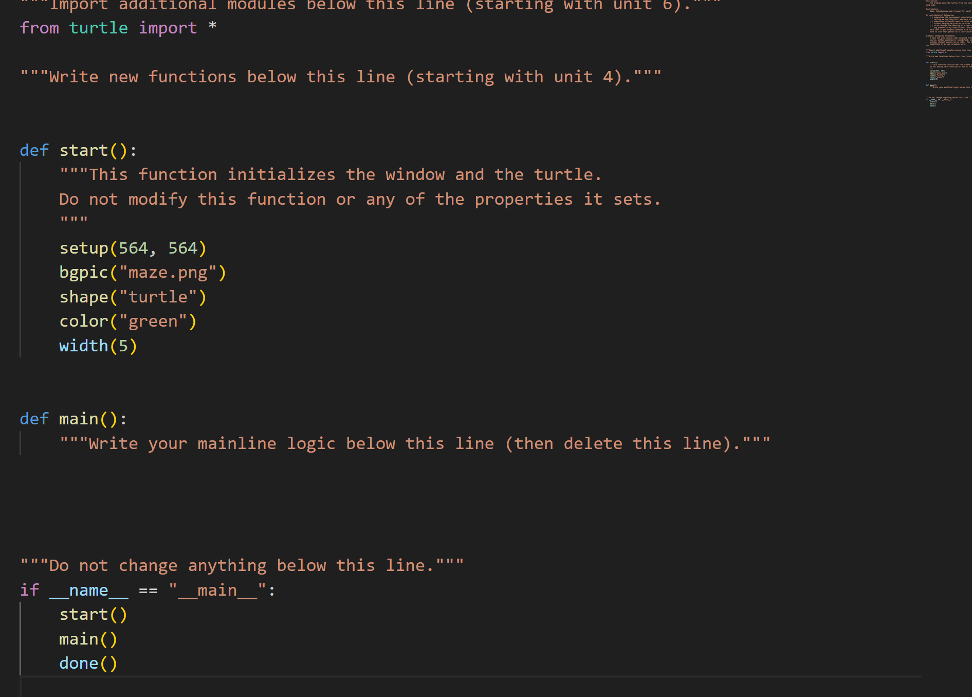 Solved Download the files maze_template. py and maze.png, | Chegg.com