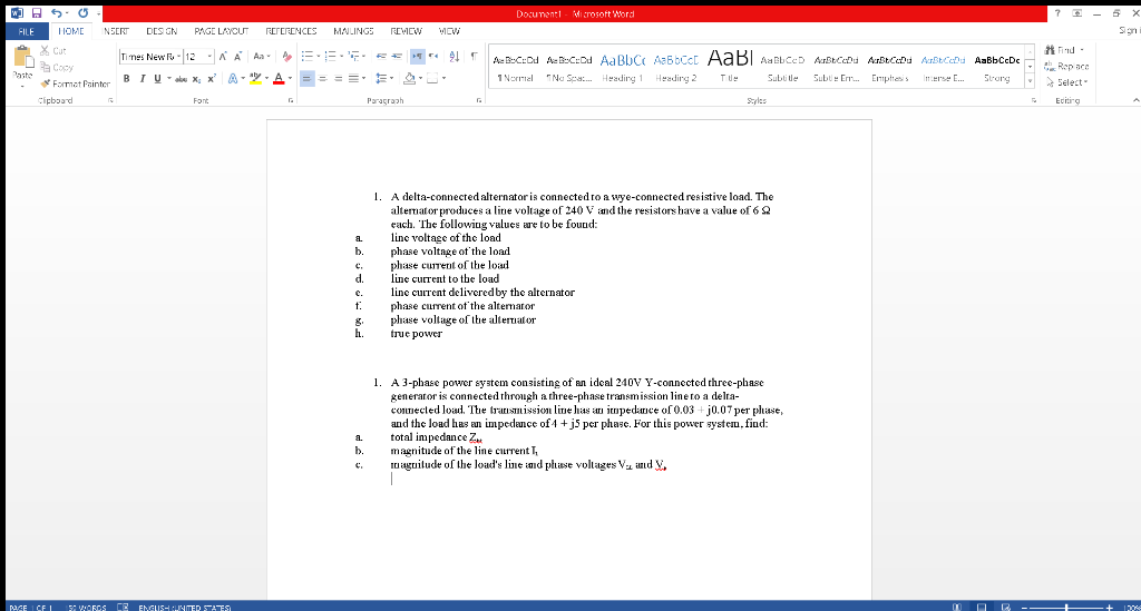 Solved Documenti - Microsoft Word 7 5 X Sign w] 5-0 FILE | Chegg.com