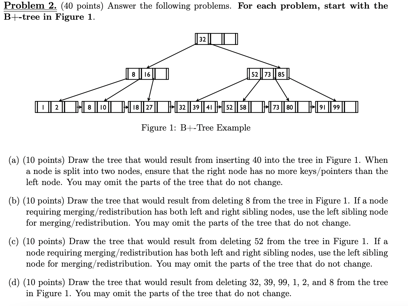 Problem 2. (40 points) Answer the following problems. | Chegg.com