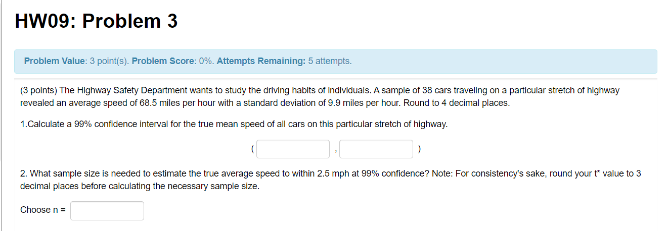 Solved HW09: Problem 3 Problem Value: 3 point(s). Problem | Chegg.com