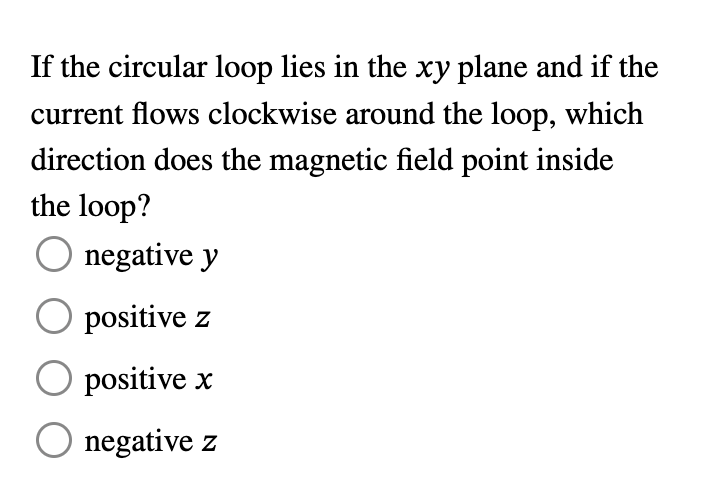 Solved If the circular loop lies in the \( ﻿x y \) ﻿plane | Chegg.com