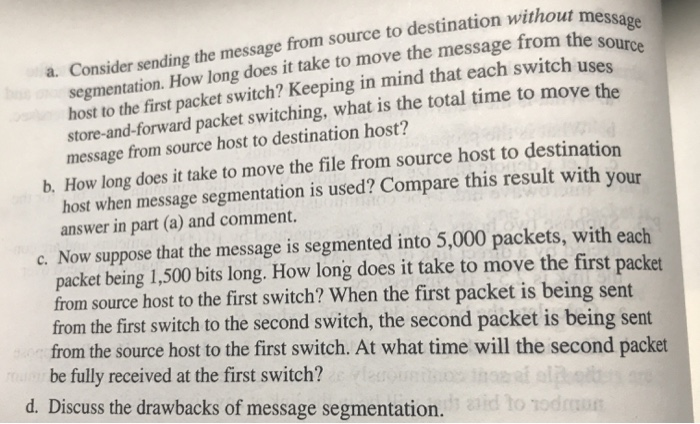 Solved P24. In modern packet-switched networks, the source | Chegg.com