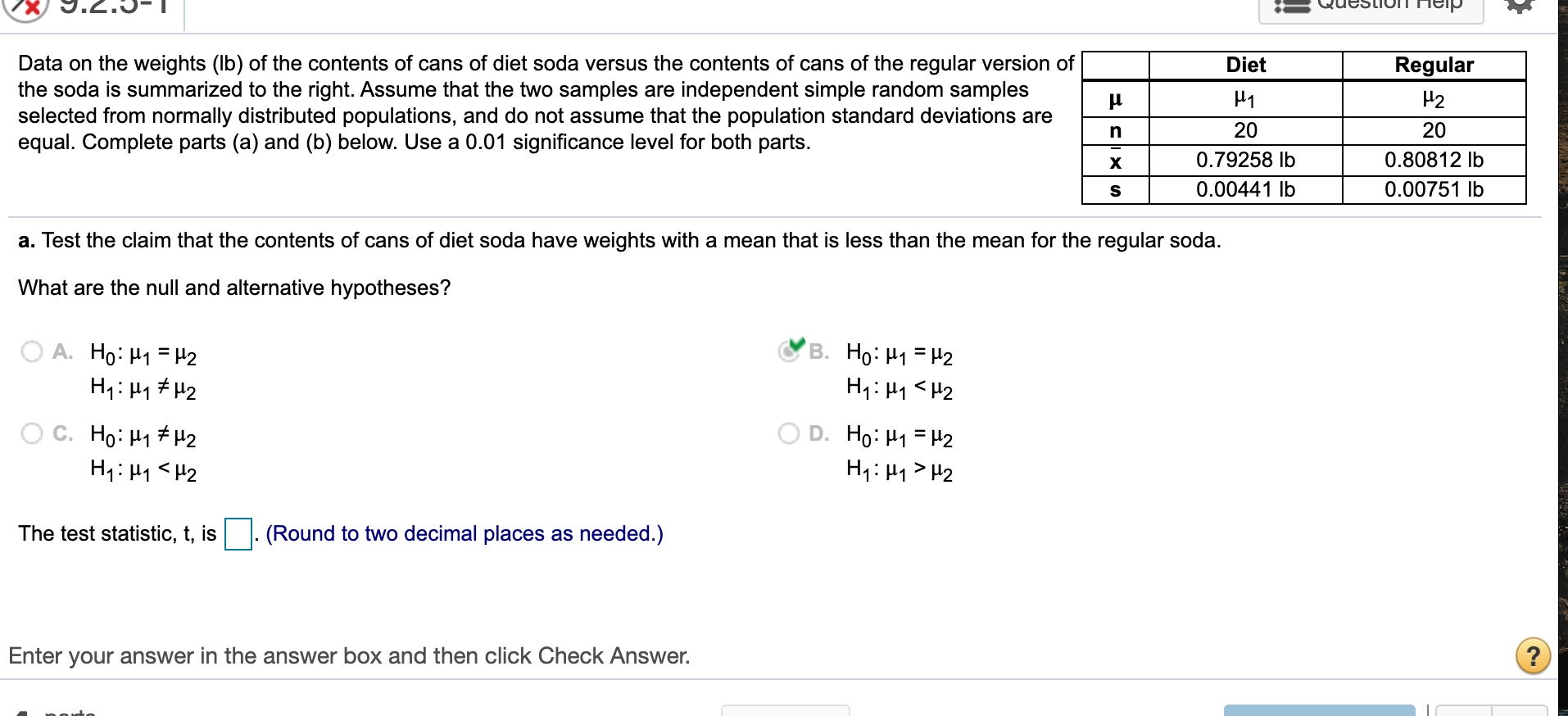 Solved A P Value Test Statistic The Confidence