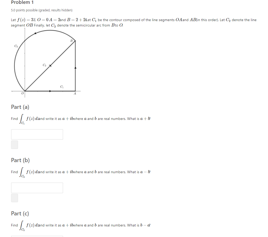 Solved Problem 1 5.0 points possible (graded, results | Chegg.com