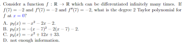 Solved Consider a function f:R→R which can be differentiated | Chegg.com