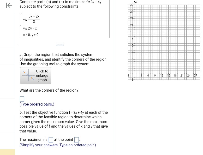 Solved Complete parts (a) ﻿and (b) ﻿to maximize | Chegg.com