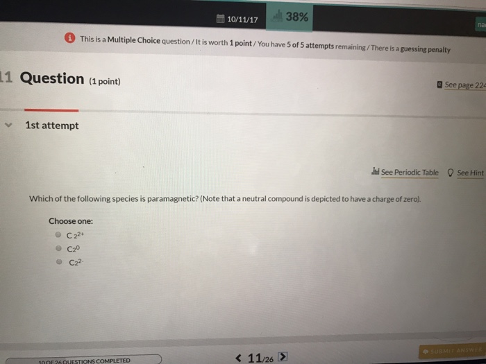 Solved ?10/11/17 38% This is a Multiple Choice question/It | Chegg.com