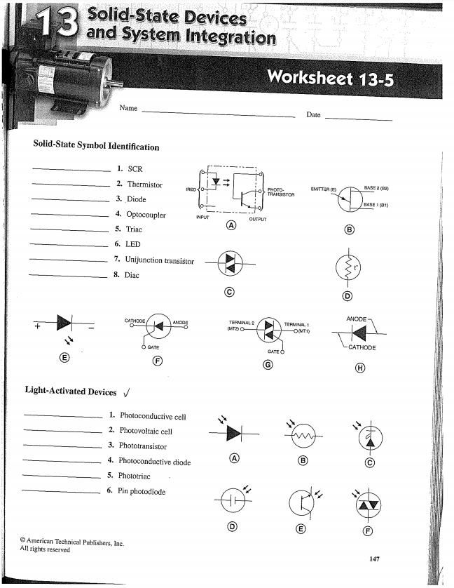 Solved Solid-State Component Identification 1. Thermistor 2. | Chegg.com