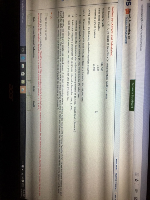 Solved CARLA VISTA CO. | Chegg.com