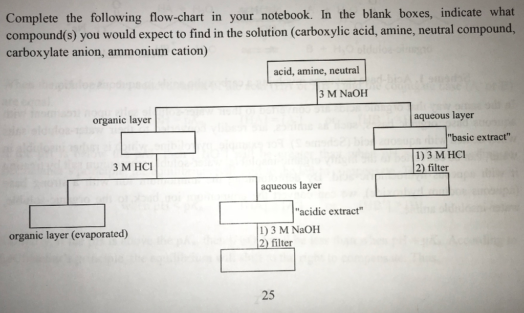 Solved Complete the following flow-chart in your notebook. | Chegg.com