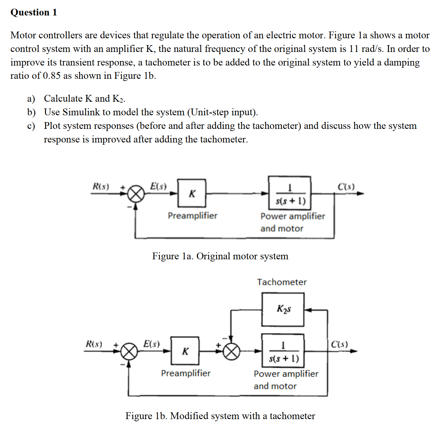 Solved Motor controllers are devices that regulate the | Chegg.com