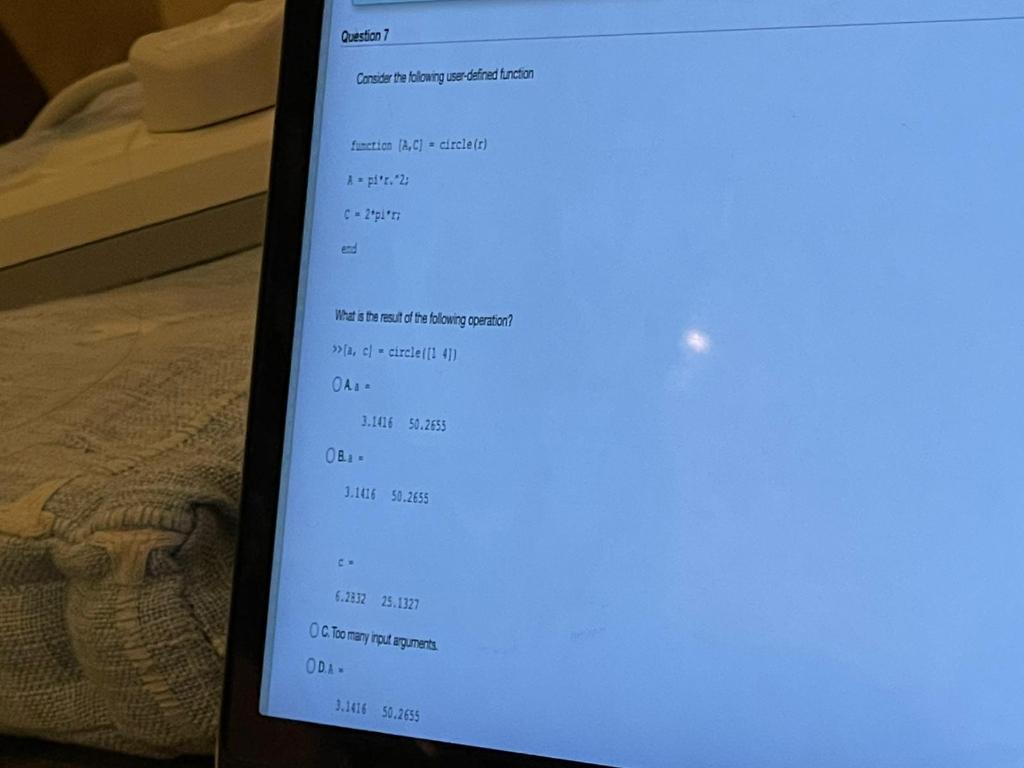 Solved Question 6 Consider The Following User Defined