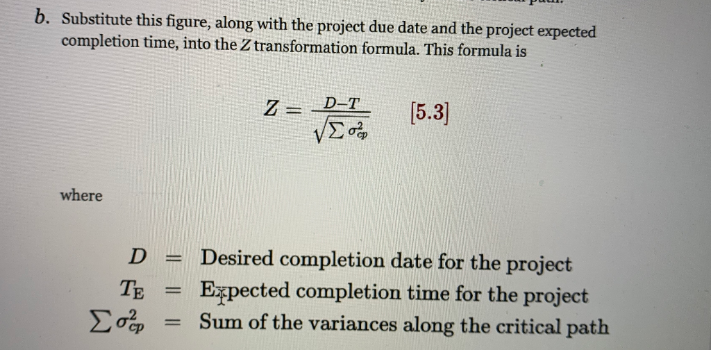 Determine the probability of completing the project | Chegg.com