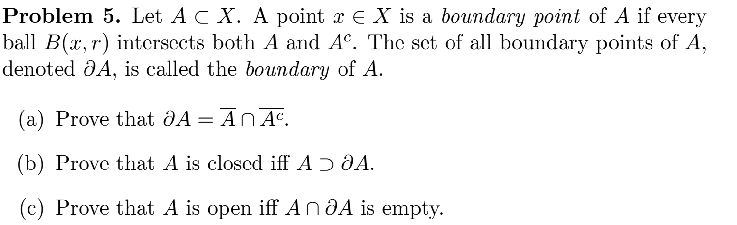 Solved Topology Proof - Metric Spaces X Denotes a Metric | Chegg.com Solved Topology Proof - Metric Spaces X Denotes a Metric | Chegg.com