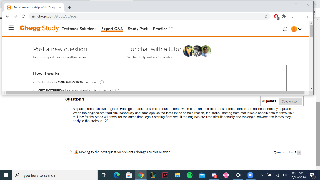 Solved X C Get Homework Help With Chegg X с Chegg
