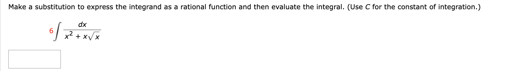 Solved Make a substitution to express the integrand as a | Chegg.com