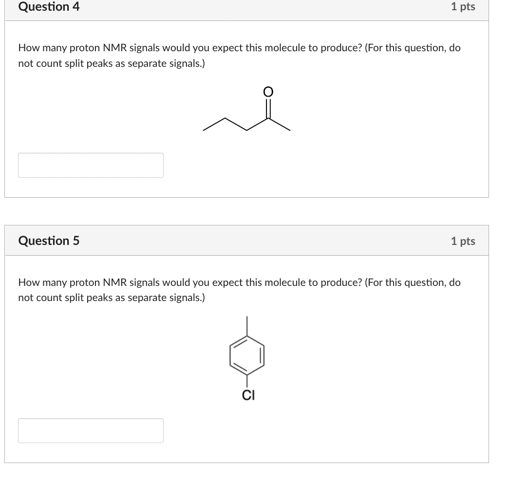 Solved How many proton NMR signals would you expect this | Chegg.com