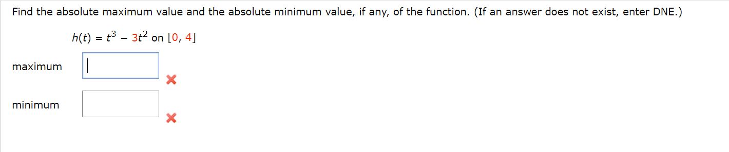 Solved Find the absolute maximum value and the absolute | Chegg.com