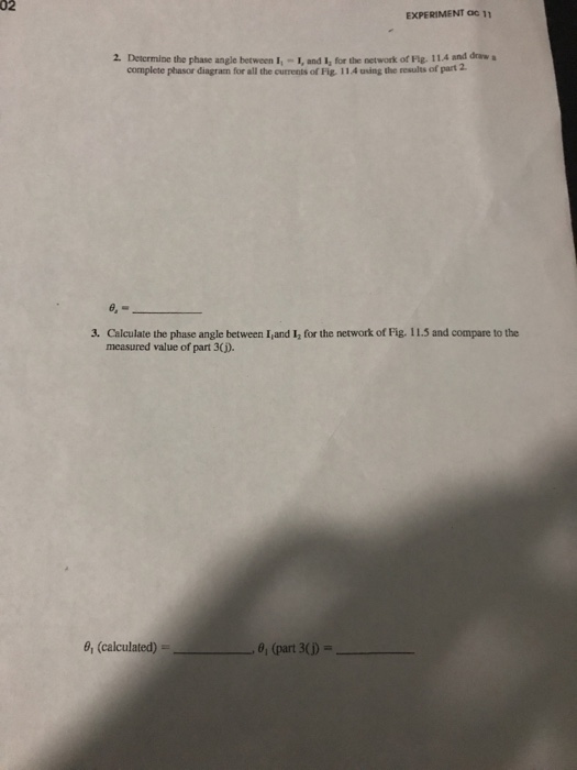 Solved Part 3 R-L-C Series-Parallel Network (a) Construct | Chegg.com