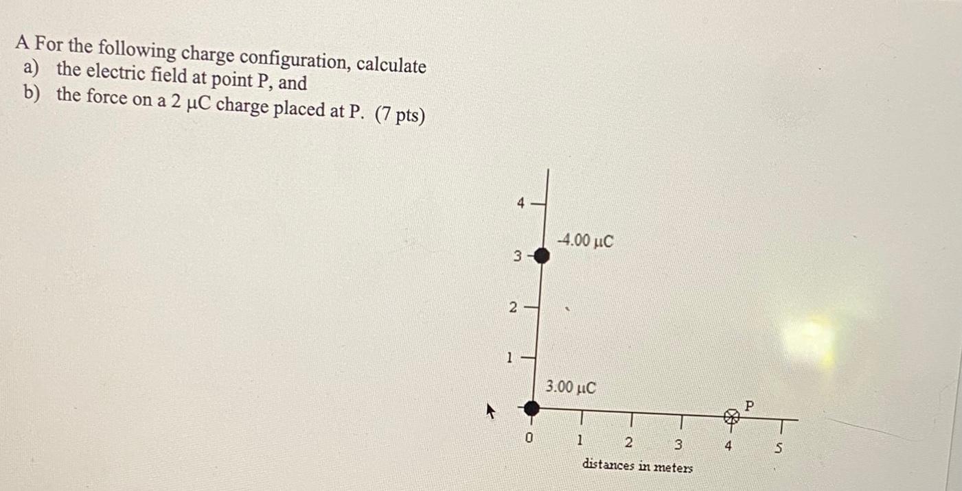 Solved A For the following charge configuration, calculate | Chegg.com